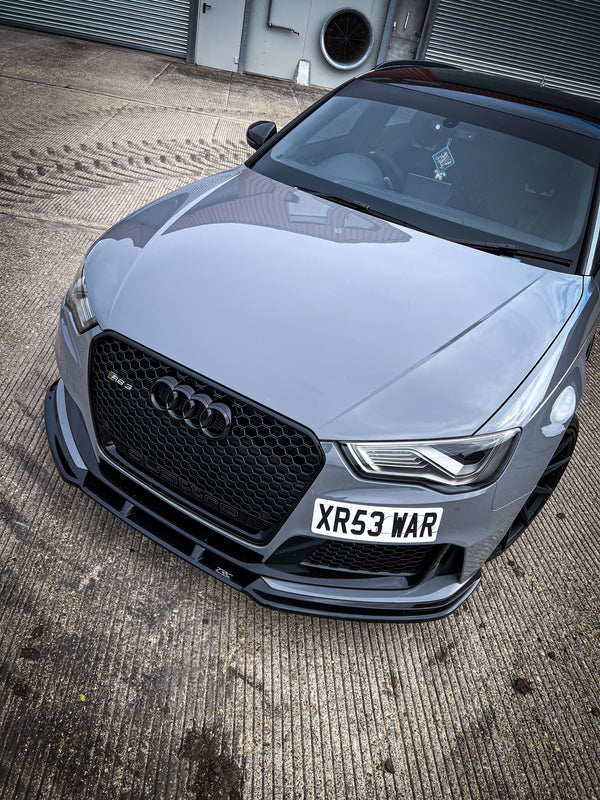 Audi RS3 8V PFL Front Splitter – Aspired Performance Limited